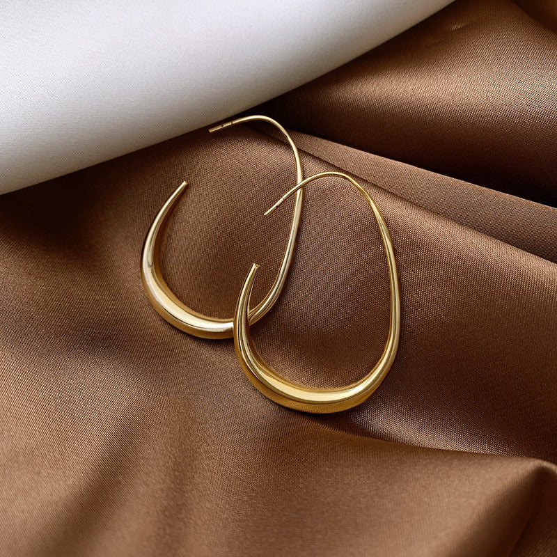 Fluid Hoop Earrings – Rosemori